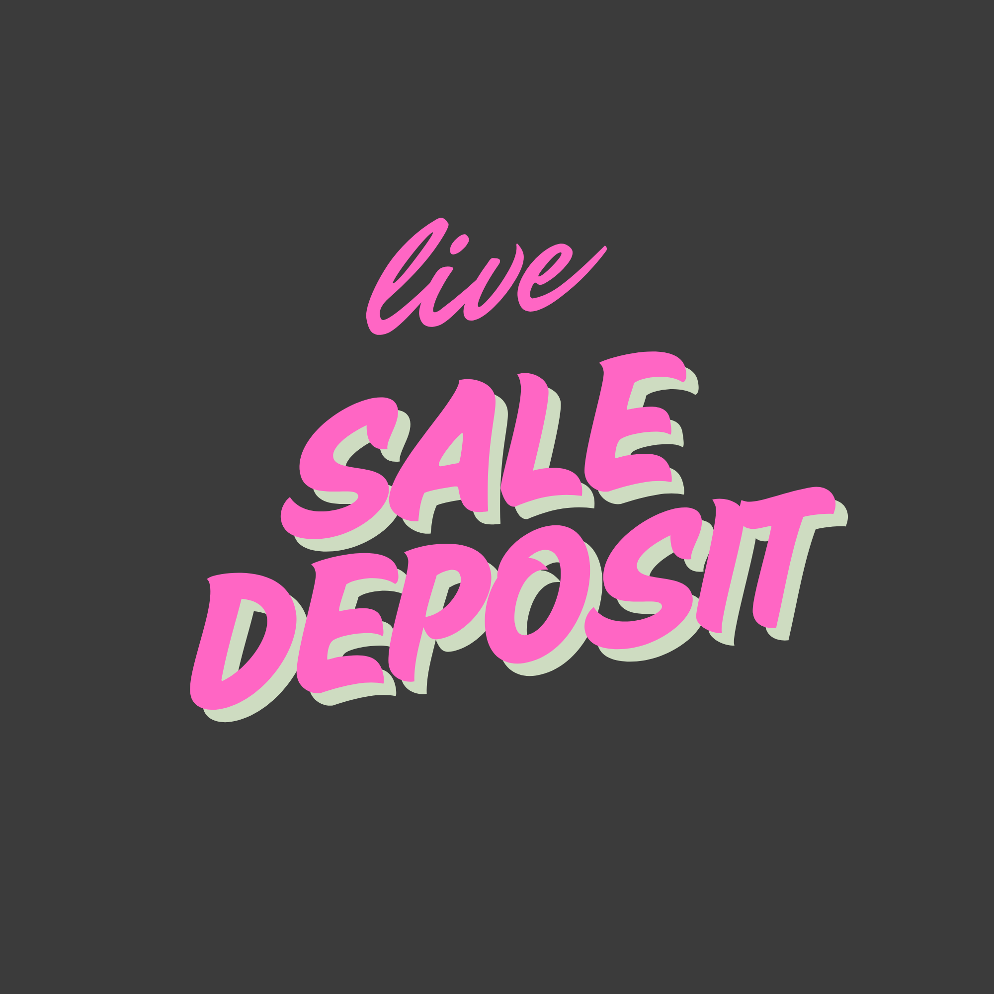 Live sale deposit | Welcome to LM Creations